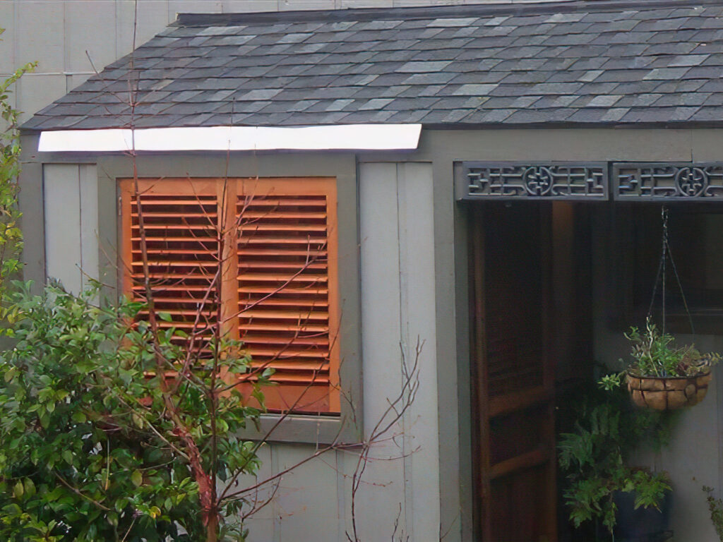 Fixed Louvered Exterior Shutters Give The Illusion of Windows – Kestrel ...